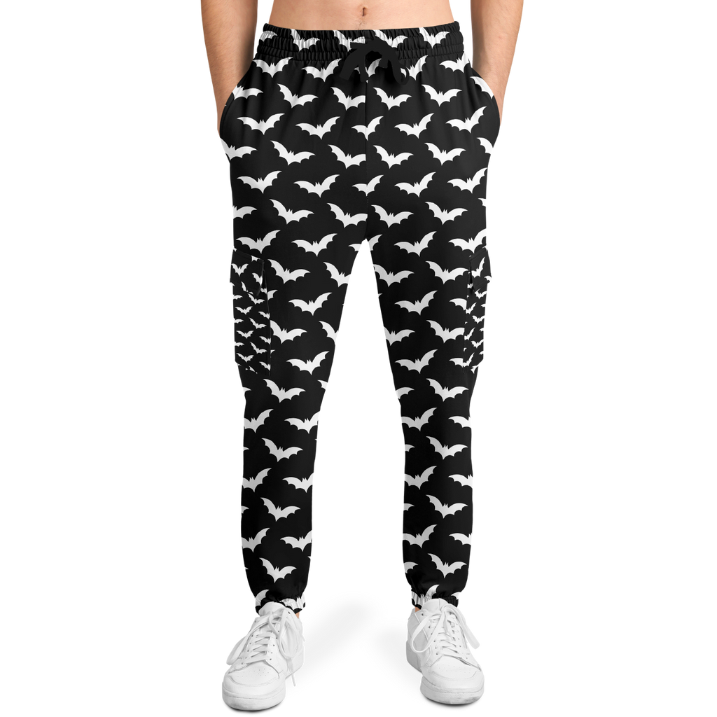 Bat Cargo Sweatpants Fashion Cargo Sweatpants – Gothdollbymika
